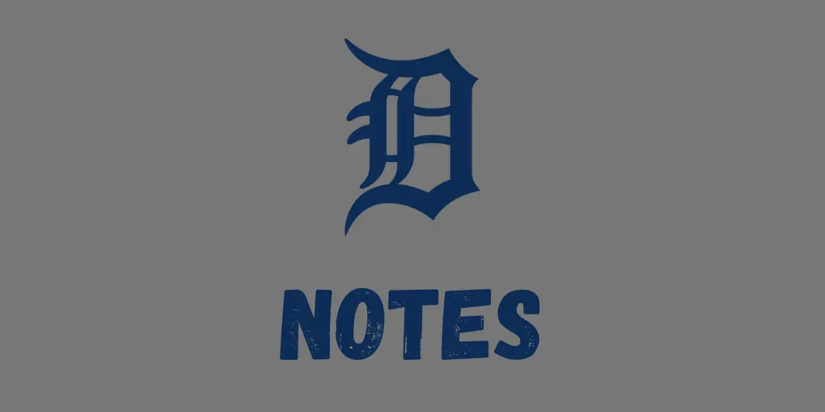Detroit Tigers News & Notes 05/15/2026 - Inside The Diamonds